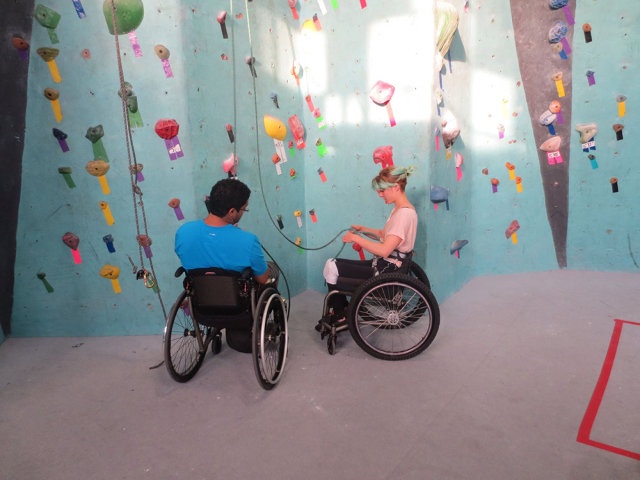 adaptive rock climbing 1 - Stalls Medical / Adaptive Vans, Inc.